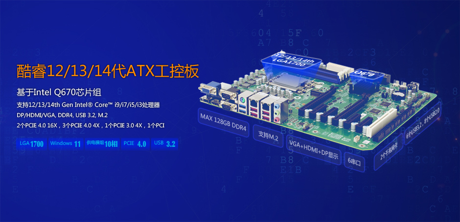 新品发布 | 研控科技基于Intel Q670芯片组12/13/14代ATX工业母板正式上线 - 研控科技官网